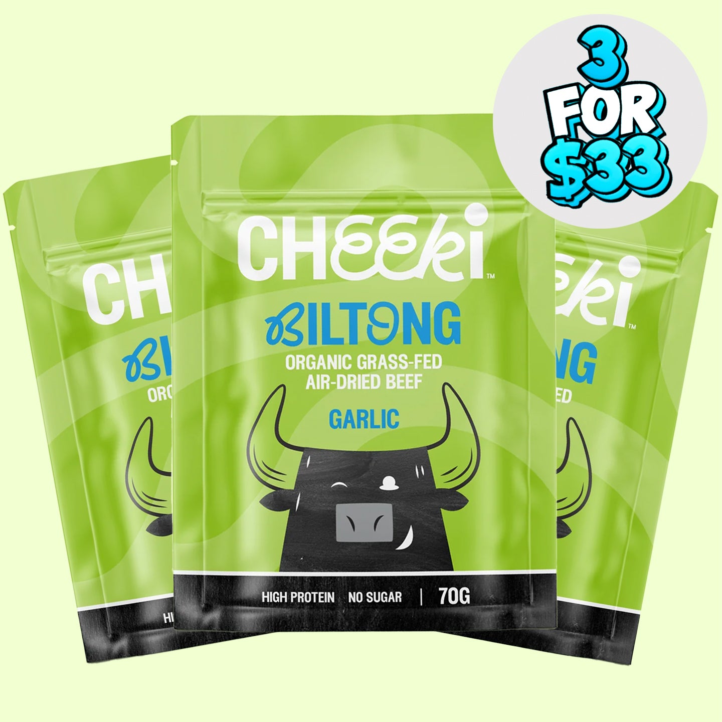 Garlic - 3 Pack – Cheeki Snacking